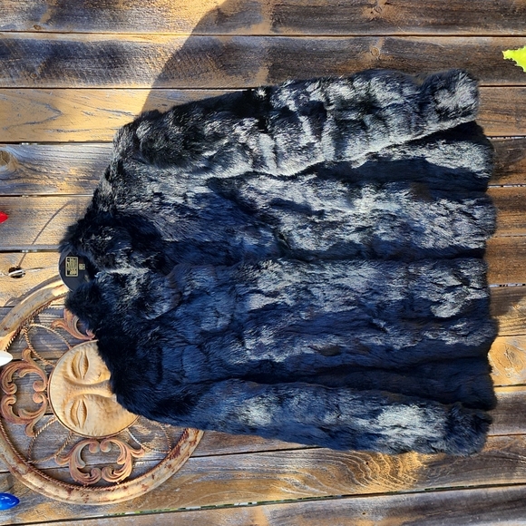 Somerset Furs Los Angeles | Jackets & Coats | Vintage 8s Black Rabbit ...